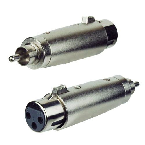 ADAPTADOR ZEBRA XLR HEMBRA A RCA MACHO | Precio Guatemala | Kemik