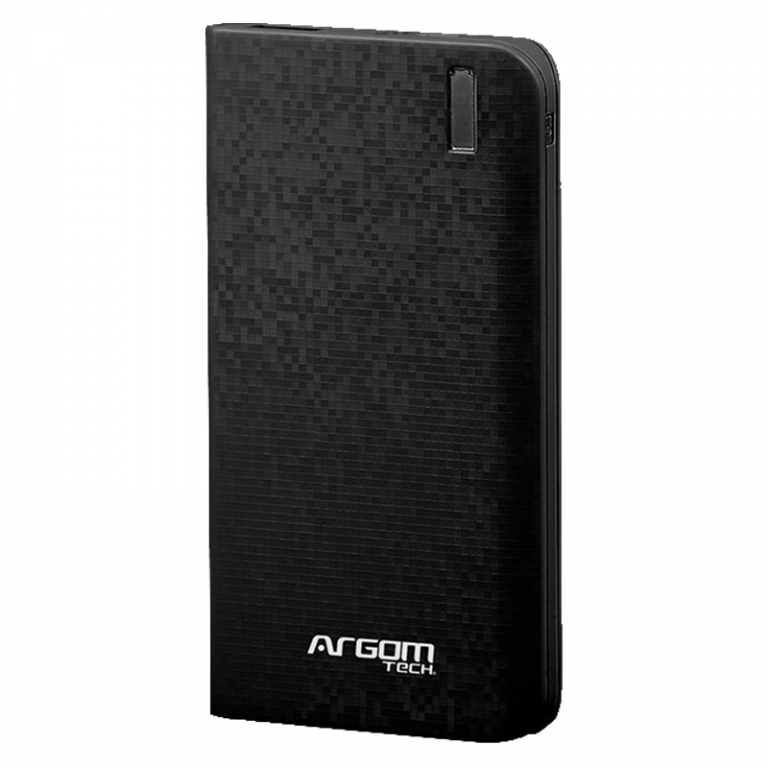 PowerBank Argom 6000 MHA Negro | Precio Guatemala | Kemik