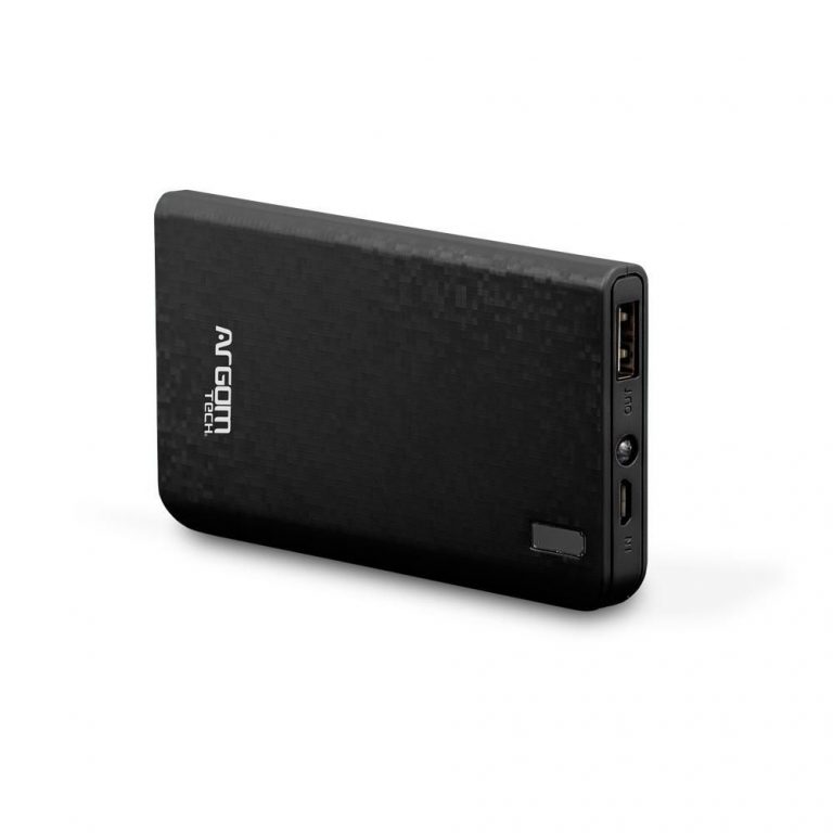 PowerBank Argom 6000 MHA Negro | Precio Guatemala | Kemik