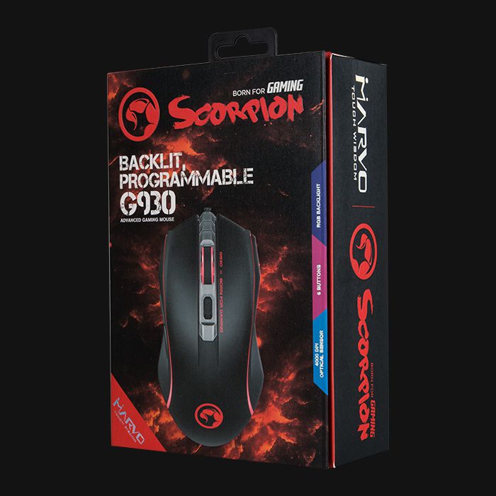 Mouse Marvo G930 Gaming USB | Precio Guatemala | Kemik
